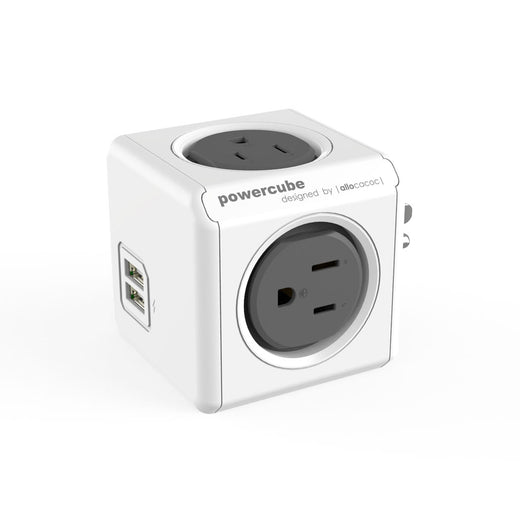 PowerCube-Cubic shaped 2 USB and 4 outlet plug-OriginalUSB – DesignNest.US